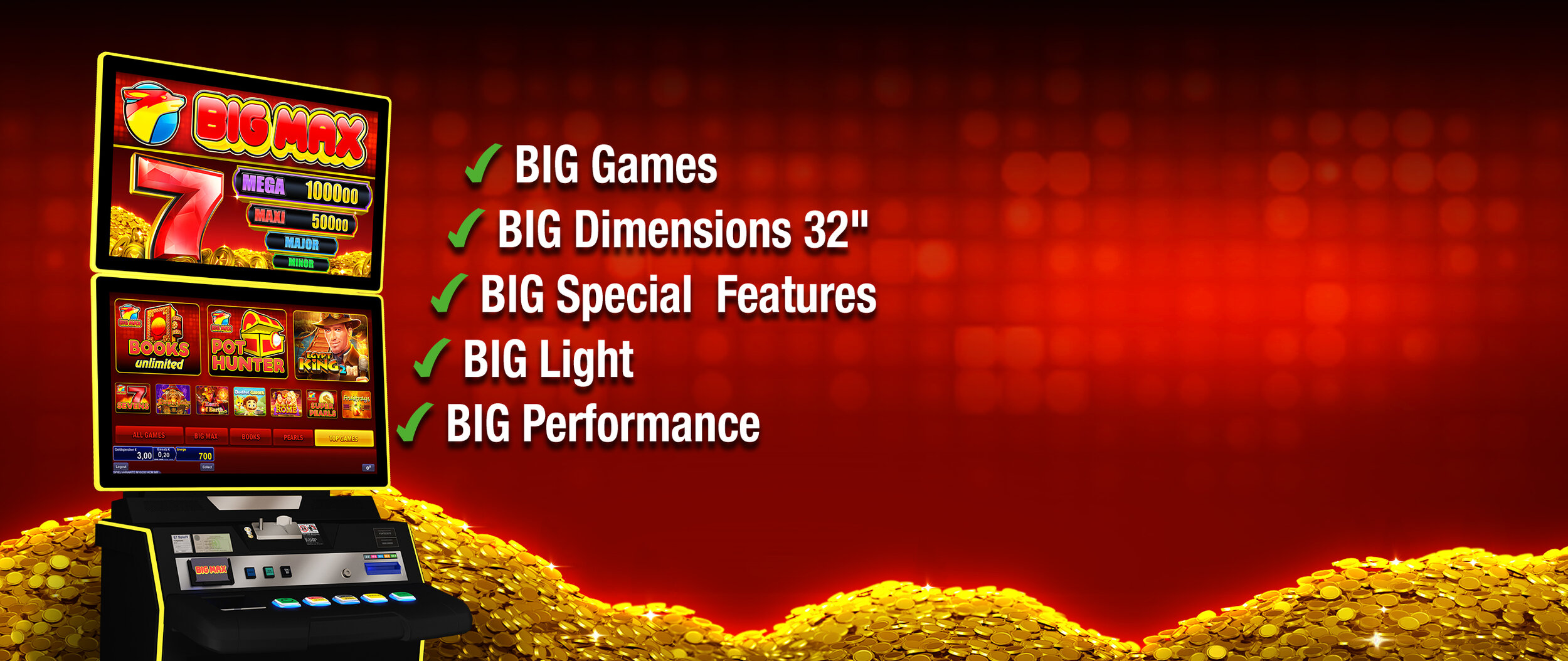 Spielautomaten und Spiele von psmtec