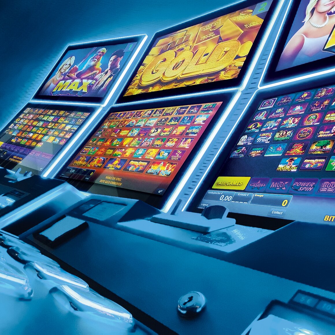 Spielautomaten und Spiele von psmtec